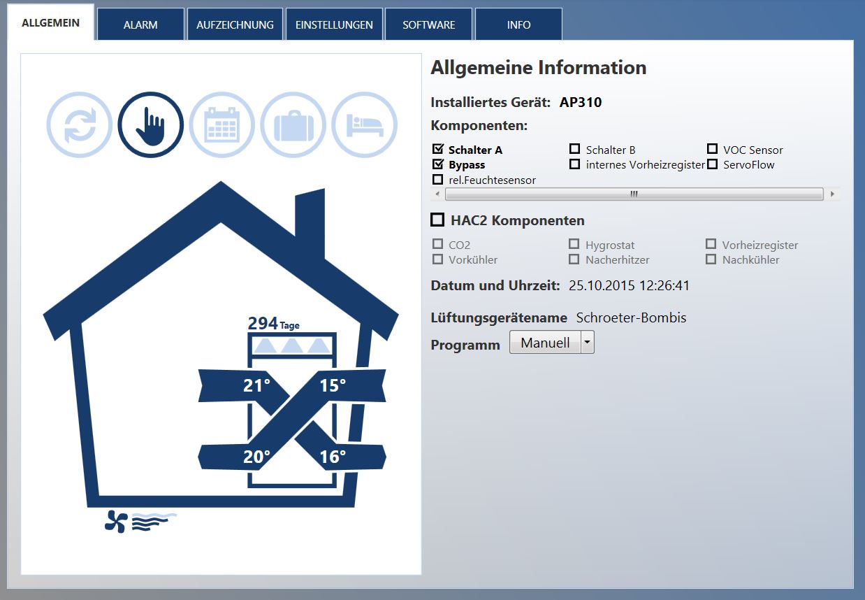 Lüftungsanlage Pluggit AP310 | Kugellager › Hausbau in Bomschtown